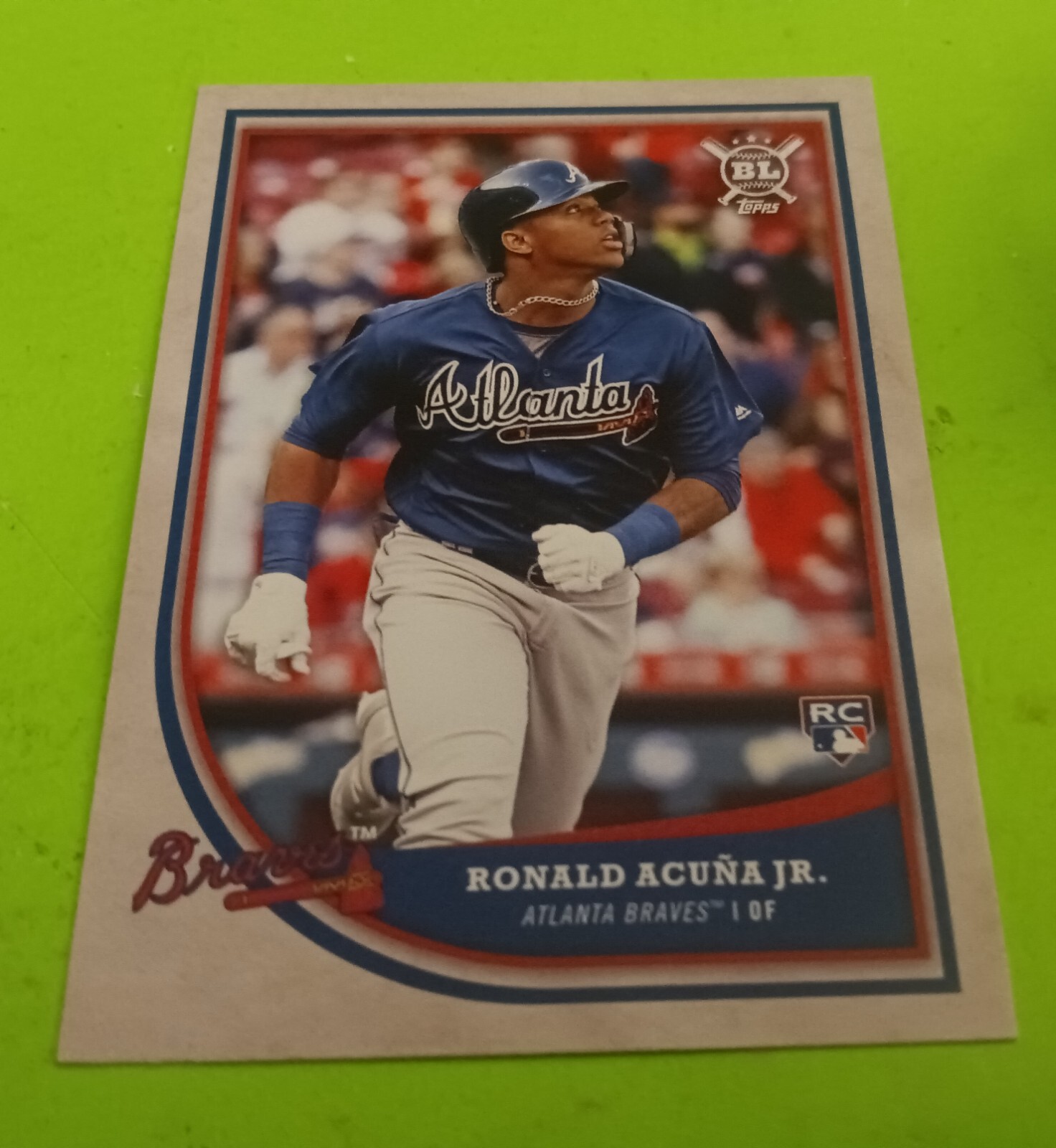 2018 Topps Big League RC Ronald Acuna Jr. ROOKIE Card #369 Atlanta ...