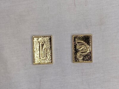 Battlestar Galactica Cubit Set, Solid Metal, Very Detailed, Gold Plated ...