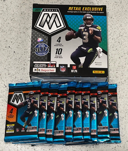 2021 Panini Mosaic NFL Football Pack From a Mega Box | eBay
