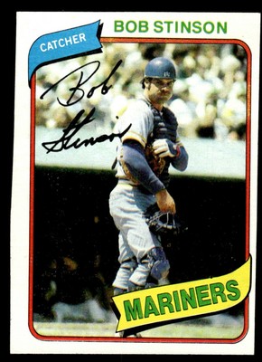 1980 Topps Bob Stinson Seattle Mariners #583 | eBay