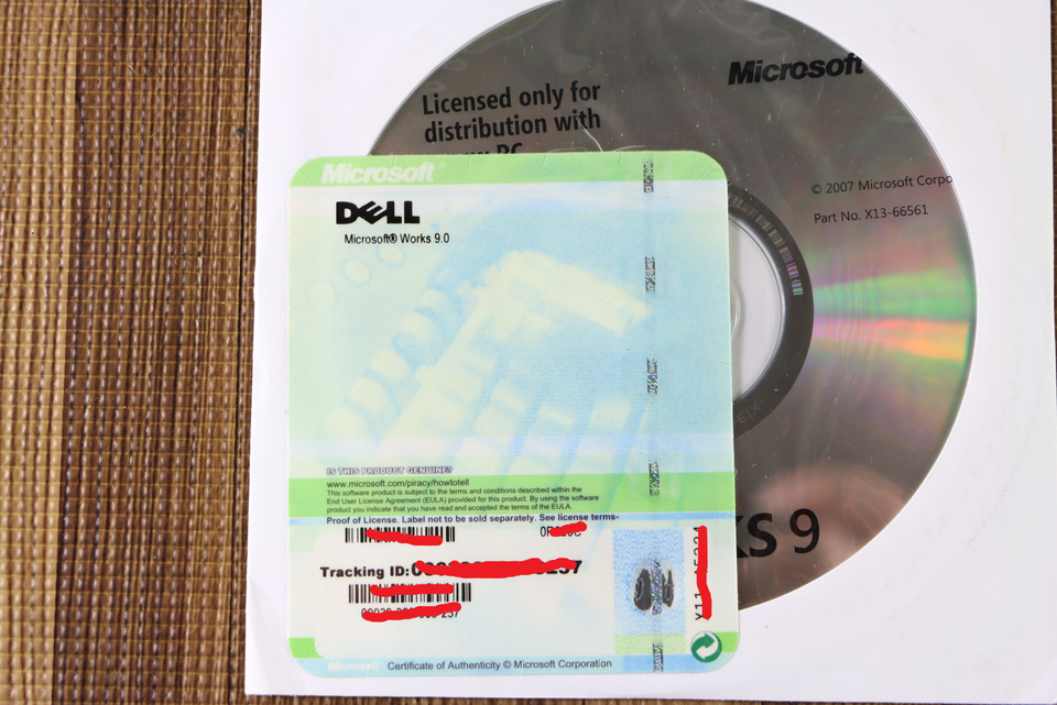 Dell Microsoft Works 9.0 Installation CD Disc Software Made in USA | eBay