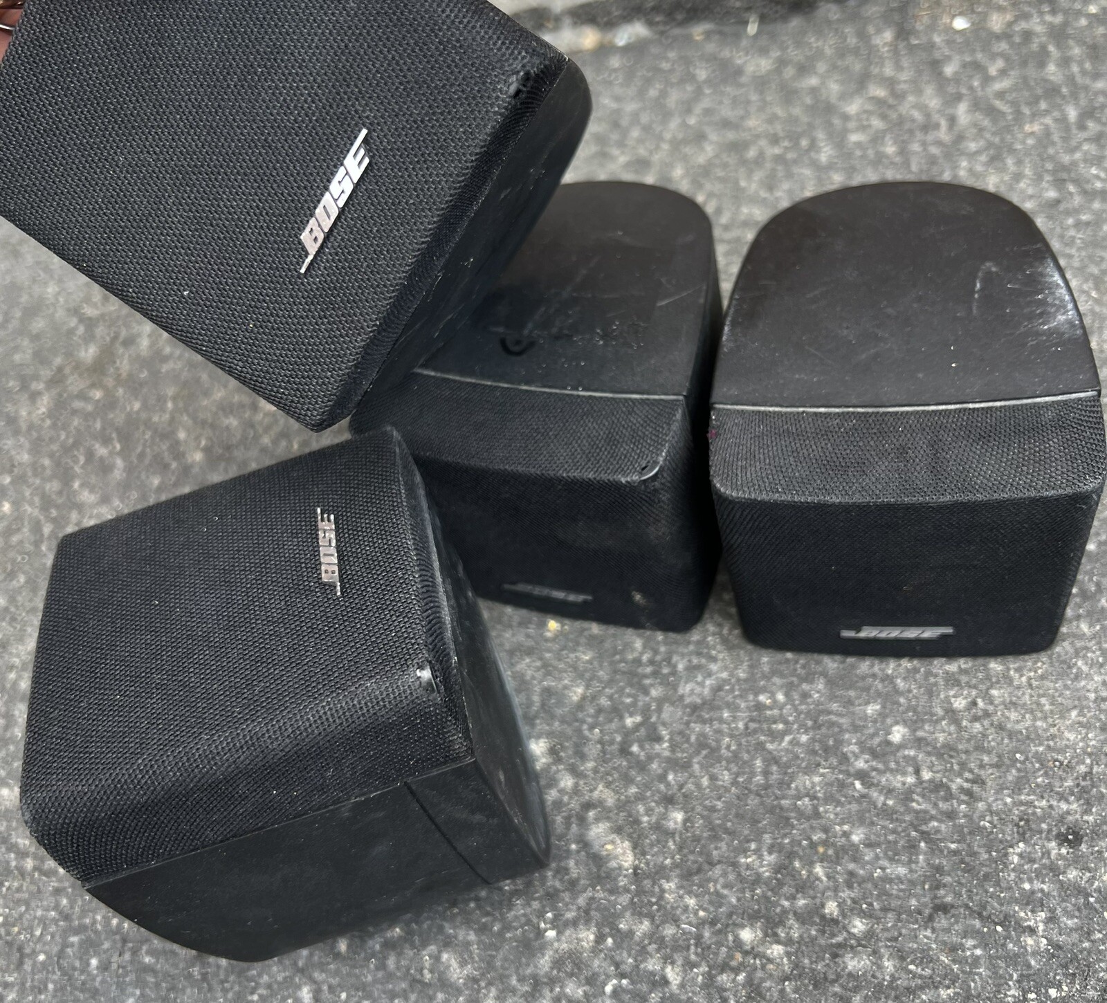 Bose Single Cube Speakers 4 Acoustimass Lifestyle Satellite Surround ...