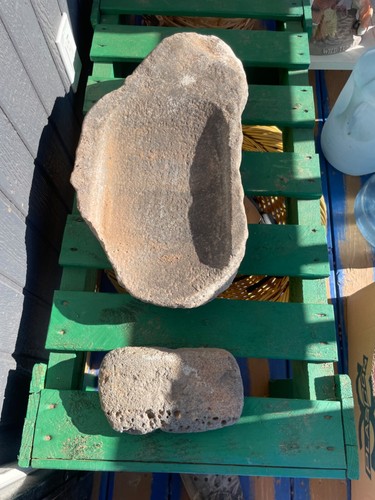 Artifact, Metate & mano, Native American, East Arizona Find. Genuine ...