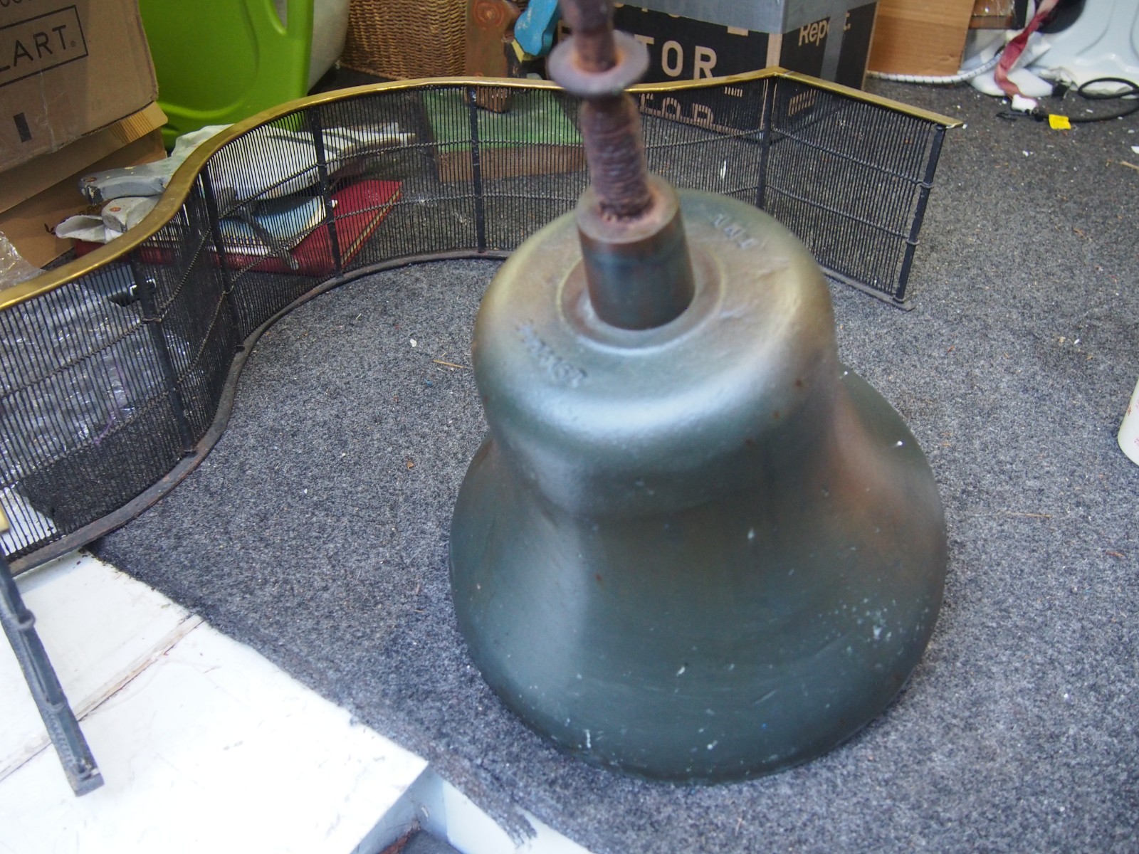 1950's EMD BRONZE LOCOMOTIVE BELL 8004156 - 12 In - w/CLAPPER | eBay