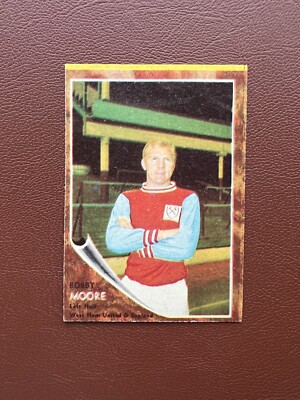 1963 A&BC - Make-A-Photo Football Card - BOBBY MOORE #57 ! | eBay