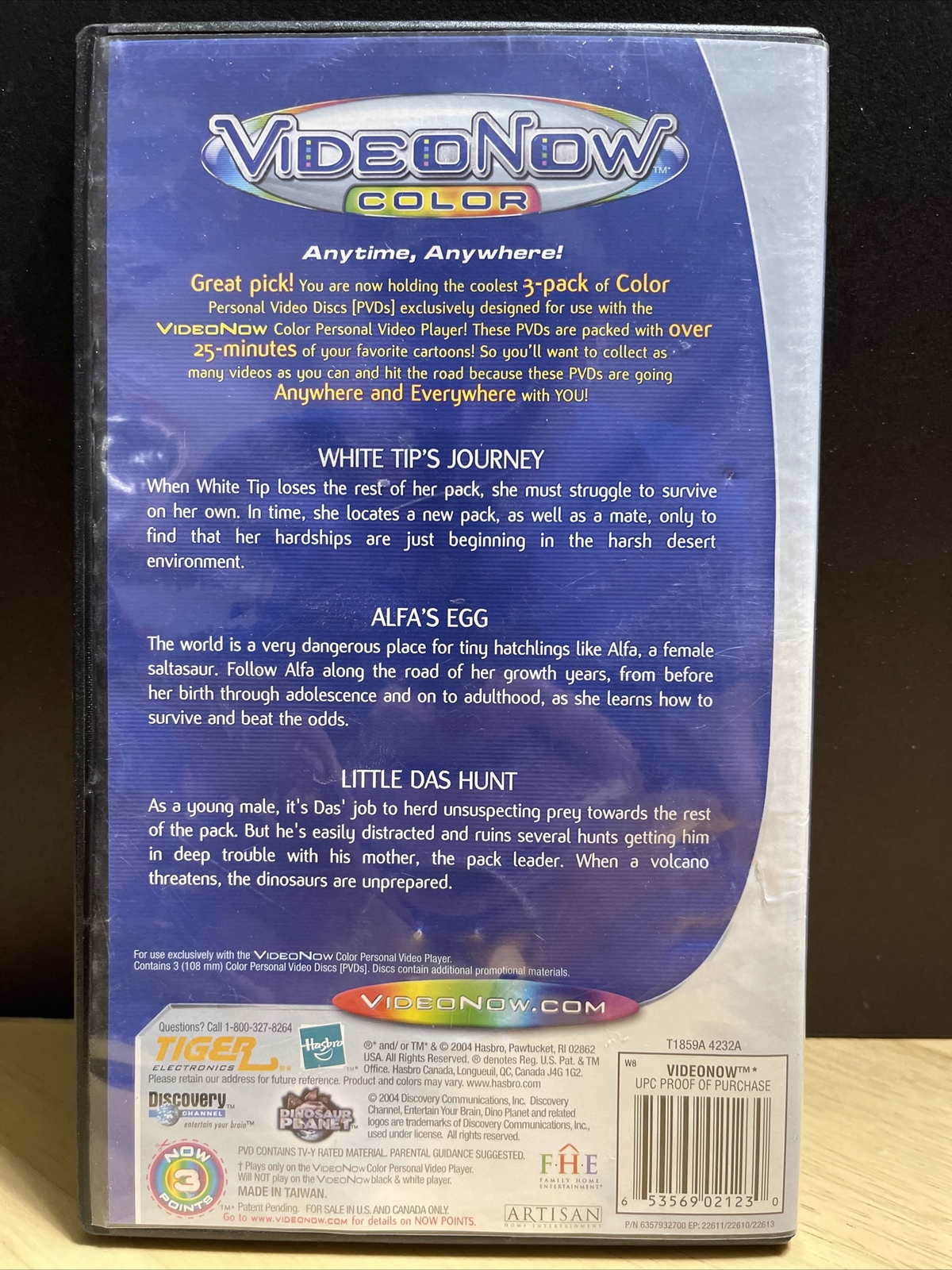 VideoNow+Color+Dinosaur+Planet+3+Discs+PVDs+Discovery+Channel+Dp2+Dp1 ...