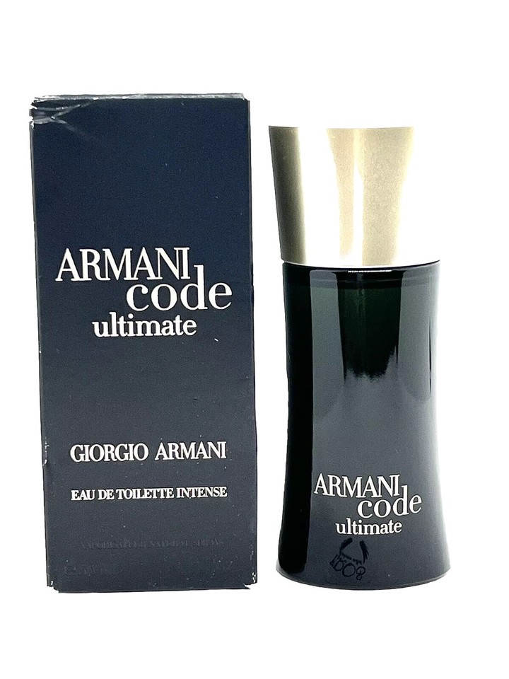 Armani BLACK Code Ultimate EDT Intense Men 1.7 oz hard To Find!! NEW IN ...