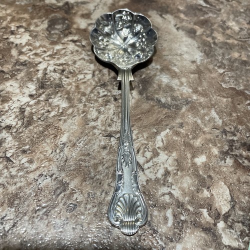 Sheffield England EPNS A1 6-1/2" Fruit Berry SPOON Kings Pattern | eBay