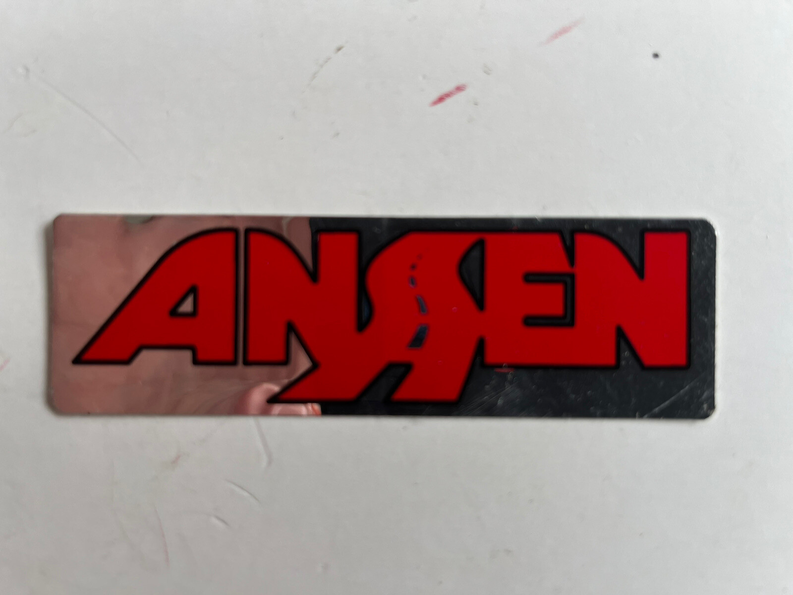 Original Vintage NOS Chrome ANSEN Sticker ~3.5x1” (5A) | eBay