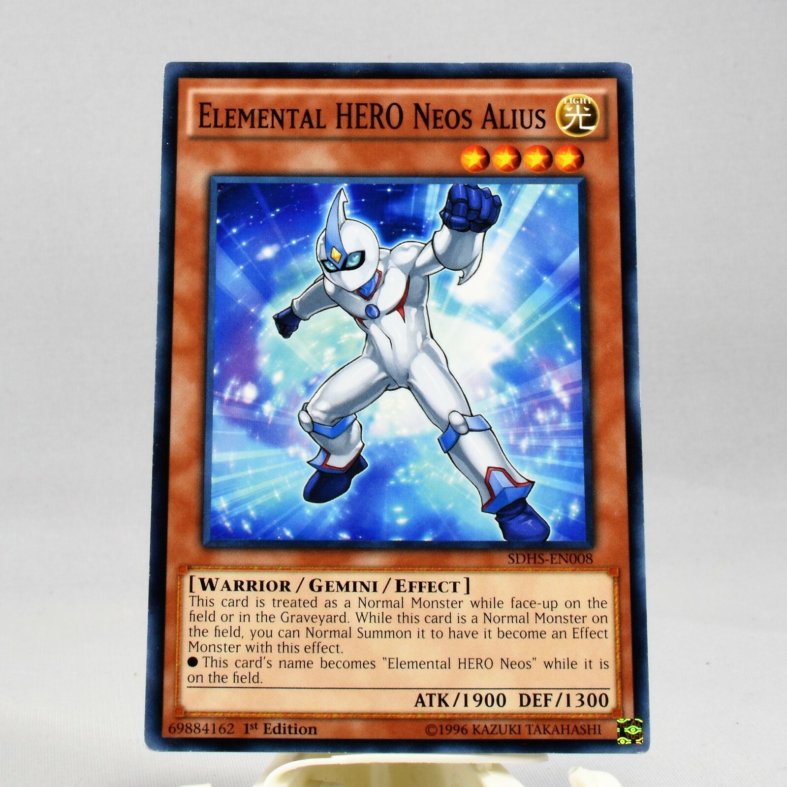 Yu-Gi-Oh 1st Elemental HERO Neos Alius SDHS-EN008 Rare Near Mint | eBay