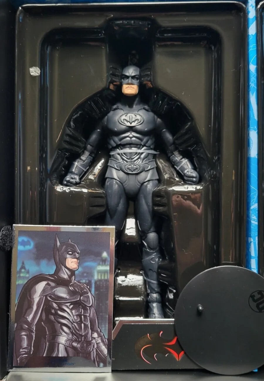 George Clooney McFarlane DC Multiverse Batman Ultimate Collection +card ...