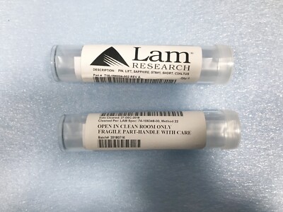 Lam P/N 716-156224-002 PIN LIFT,SAPPHIRE, STN#1 ,SHORT, C3ALTUS lot of ...