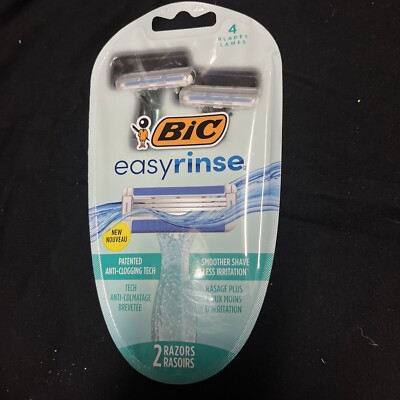 BIC Easy Rinse Women's Disposable 4-Blade Razors-2ct | eBay