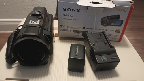 Sony Handycam 4K 20.6MP Camcorder FDR-AX33 | eBay