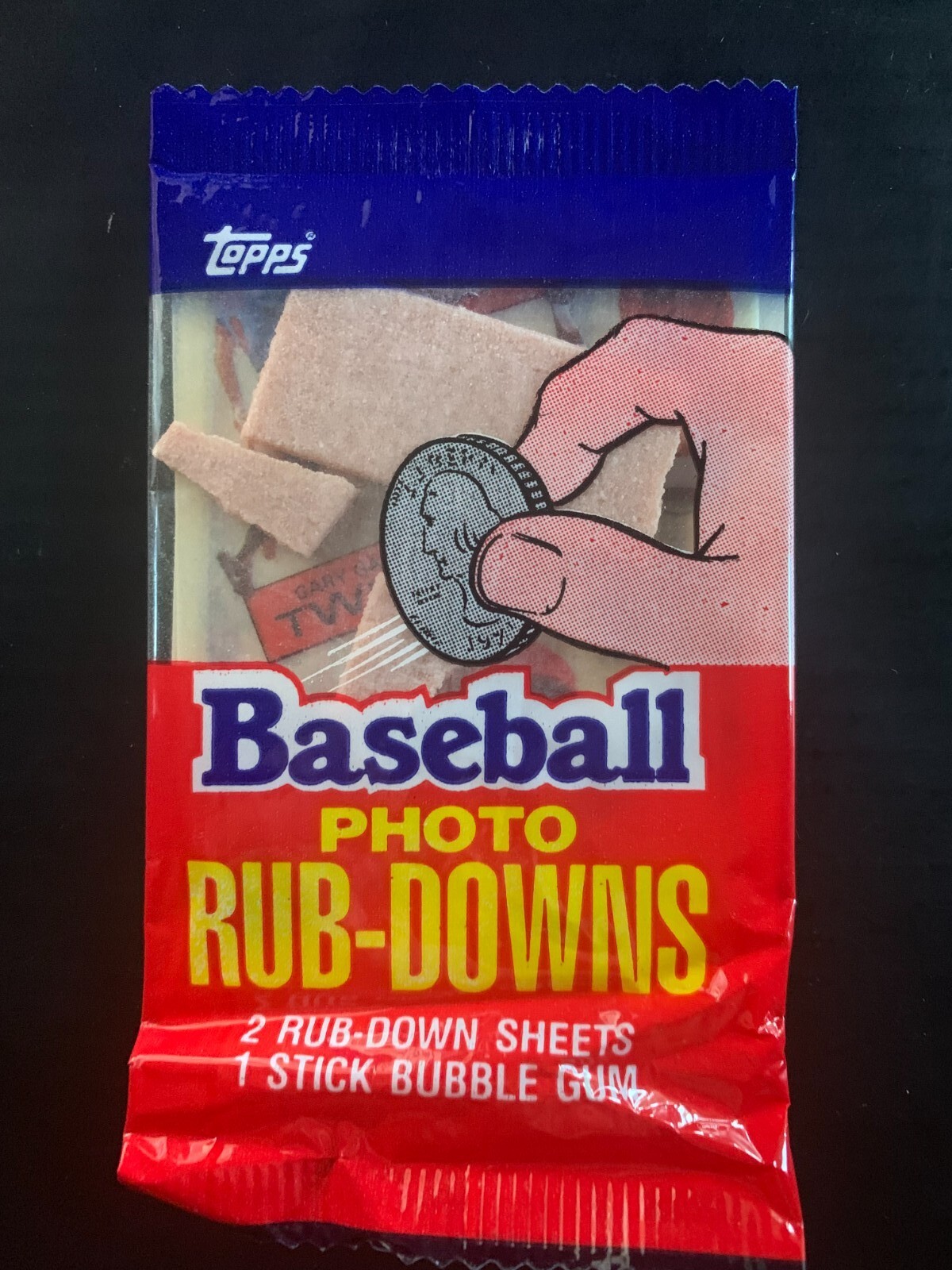 1984 Topps Baseball Photo Rub-Downs Sealed Pack | eBay