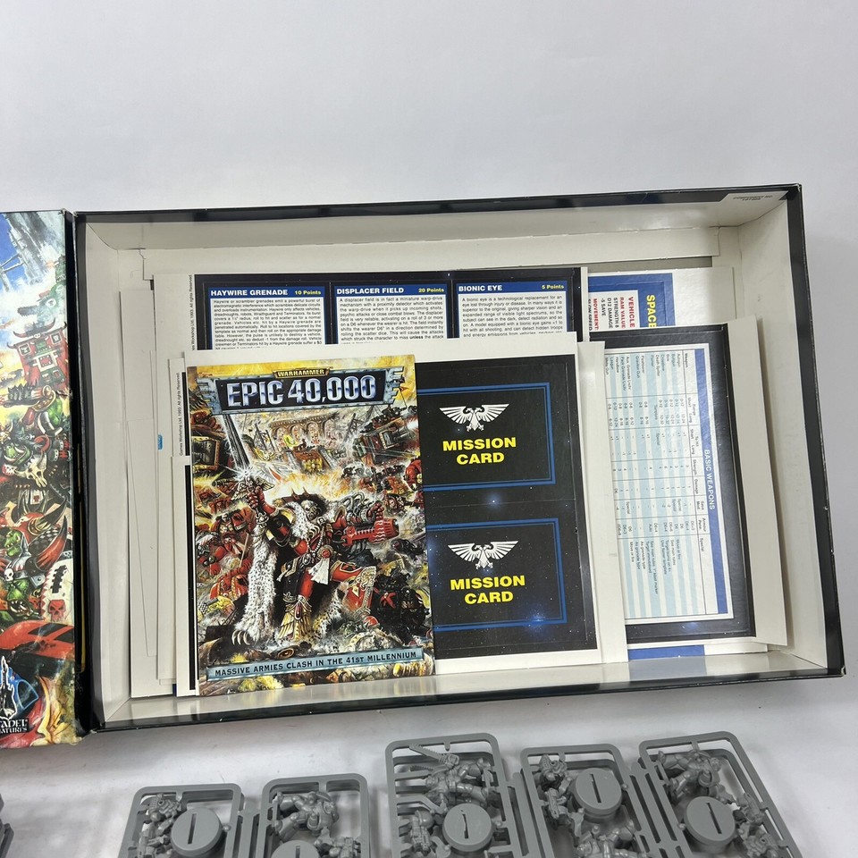 Warhammer 40k 2nd Edition Starter Set 100% Complete Vintage New NOS ...