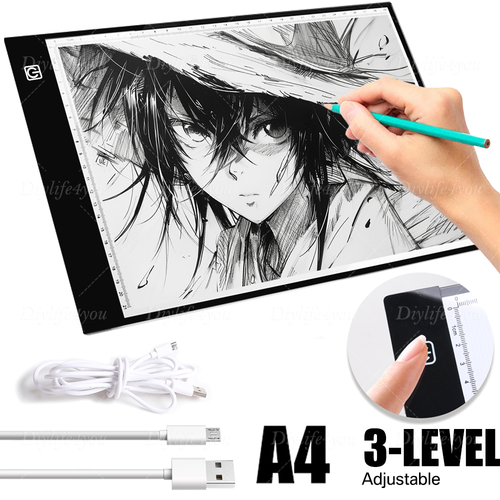 A3 A4 LED Light Box Drawing Board Pad Diamond Painting Art Accessories ...