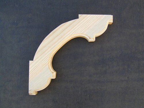 Wooden Verandah Brackets ( MEDIUM - 250mm x 250mm x 35 thick ...