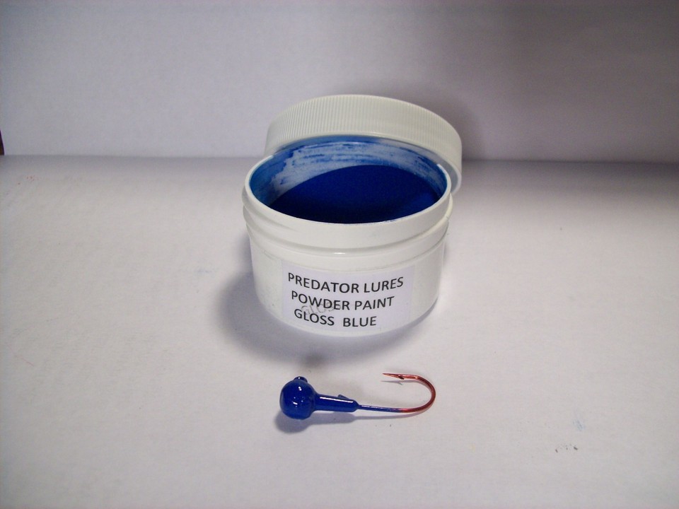 JIG HEAD FISHING LURE 1 Oz POWDER PAINT IN 1 OZ WIDE MOUTH JARS Jigs | eBay