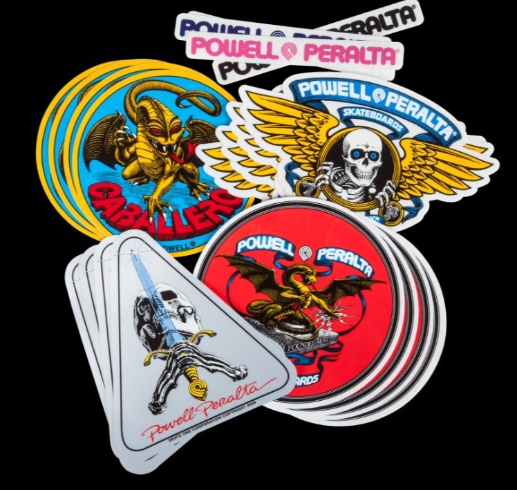 20 Pack Powell Peralta Skateboards Stickers Caballero, Banner Dragon ...