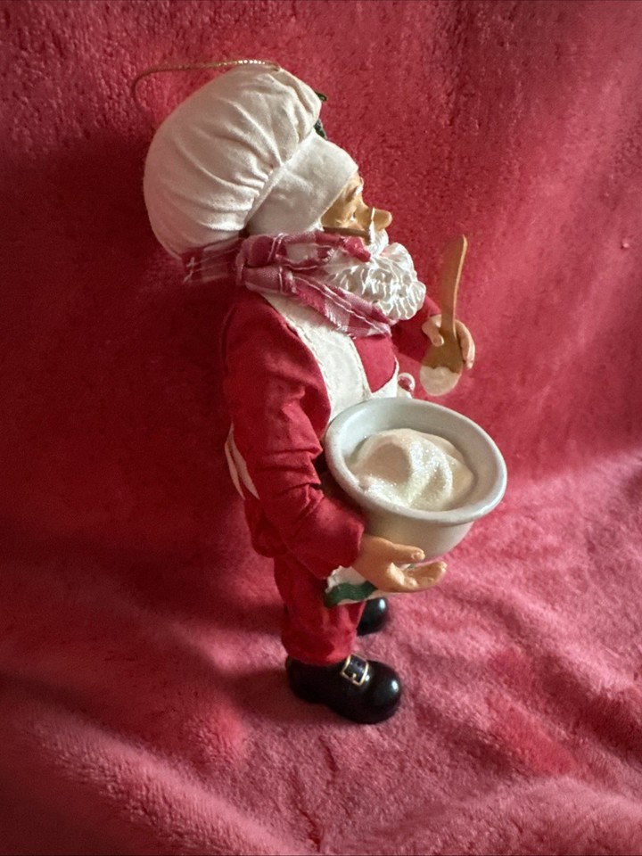 Vintage Santa Claus Baker Clothtique Holiday Figuring | eBay