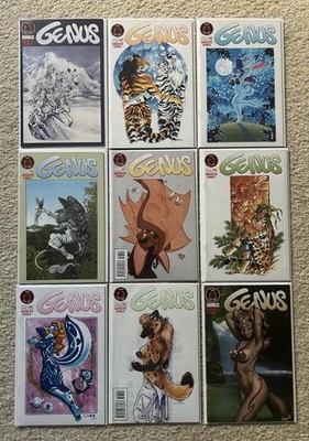 Genus Rare Adult Classic Furry Comic Lot # 67 70 72 76 79 81 82 88 89 ...