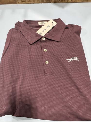 Sun Day Red Cypress Micro Dot Polo & Icon Polo Size XL RARE | eBay