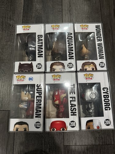 Funko Pop! Justice League 6 Pack-Batman, Superman Chase, Flash, WW ...