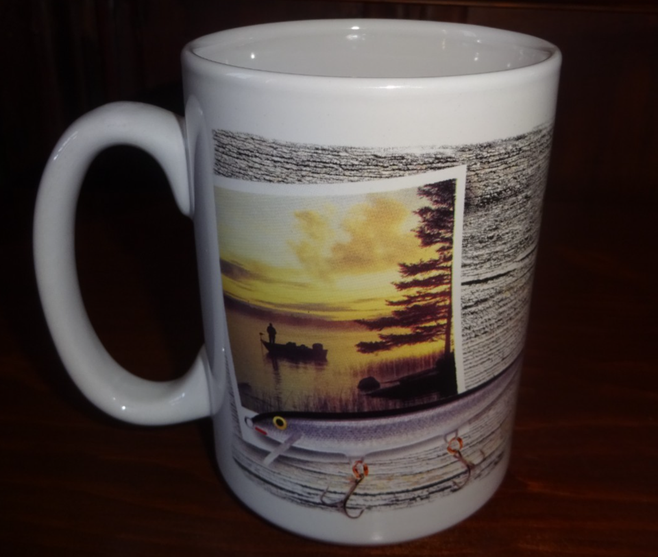 RAPALA Collector Series Mug, Coffee Mugs, 4-5/8"H x 3-5/16" Dia, 16 Oz ...