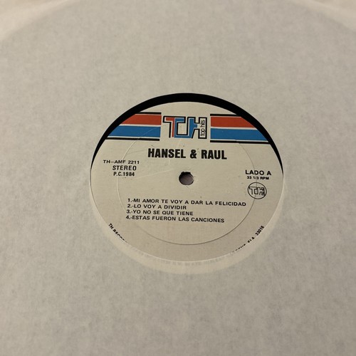 Hansel And Raul Lp Vinyl Record 1982 Cachao Nestor Torres Latin TH AMF ...