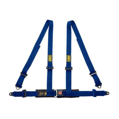New OMP 4 - points Safety Belts ECE, DA505 Blue | eBay Australia
