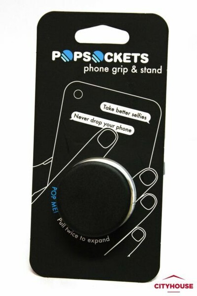 PopSockets 405000 Expanding Grip & Mount Phone Stand - Black for sale ...