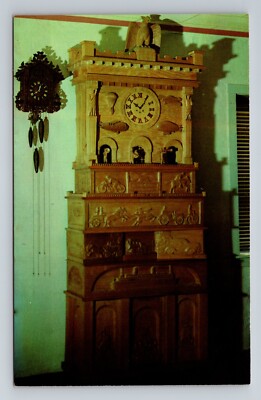 Wood Travel Clock Bily Brothers Clocks Museum Spillville Iowa Vintage ...