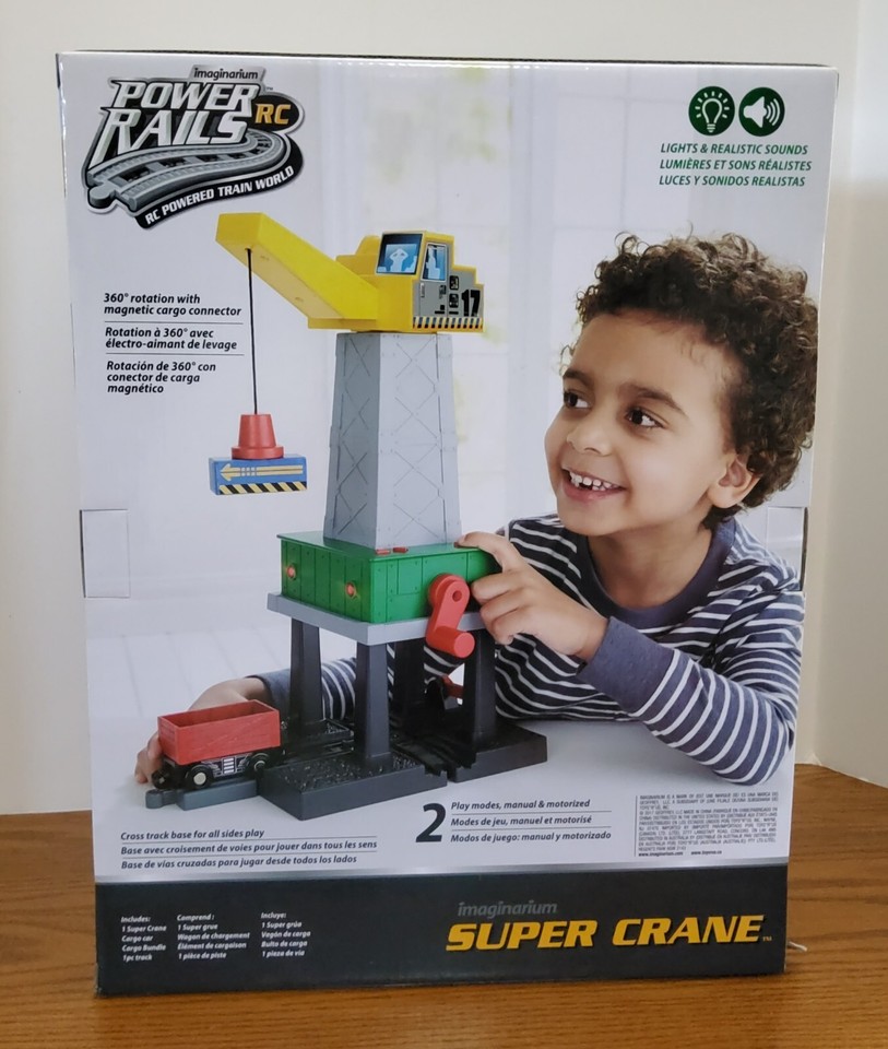 imaginarium- Super Crane-Power Rails RC Powered Train World-New Huge ...