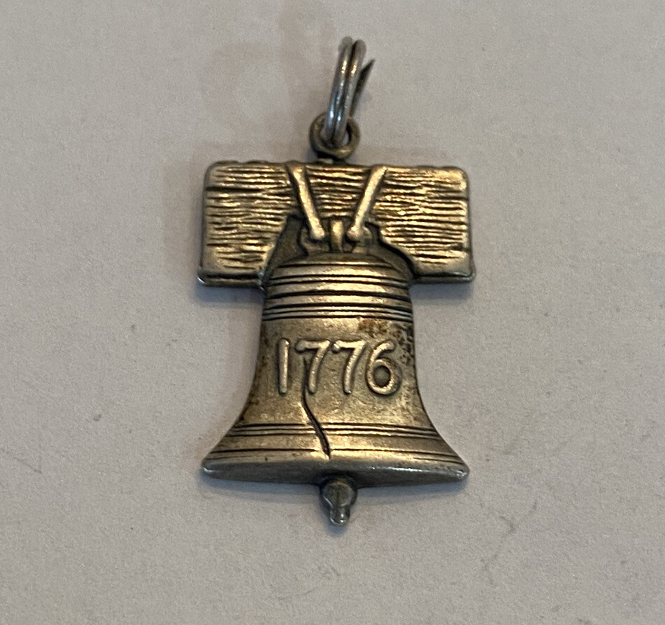Vintage Sterling Silver 1776 LIBERTY BELL Charm For C… - Gem