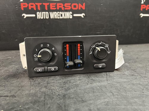 05-06 TAHOE MANUAL HEATER AC TEMPERATURE CLIMATE CONTROL PANEL SWITCH ...