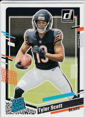 TYLER SCOTT 2023 DONRUSS RATED ROOKIE CARD 315 CHICAGO BEARS | eBay