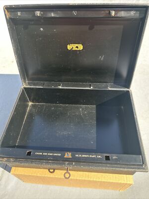 Chubb and Sons limited vintage security Strong Box Safe with Key ...