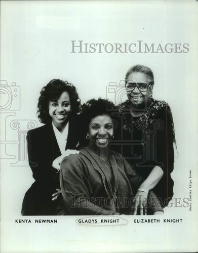 Press Photo Kenya Newman, Gladys Knight and Elizabeth Knight ...