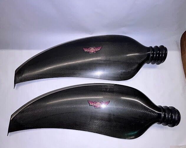 Sensenich Airboat Propellers Carbon Fiber Model L74W6 S/N 68509 & 68356