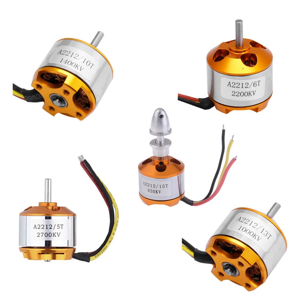A2212 930/1000/1400/2200/2700KV Outrunner Motor Brushless Aircraft ...