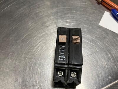 Eaton Cutler Hammer 20Amp 2Pole Circuit Breaker CHF220 USED cracked | eBay