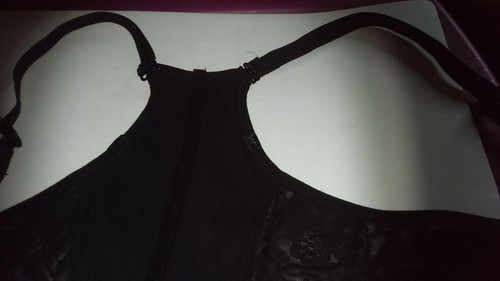 CHIC SHAPER,, BRA, SIZE XL/44-46, BLACK, LACE, ADJUSTABLE STRAPS | eBay