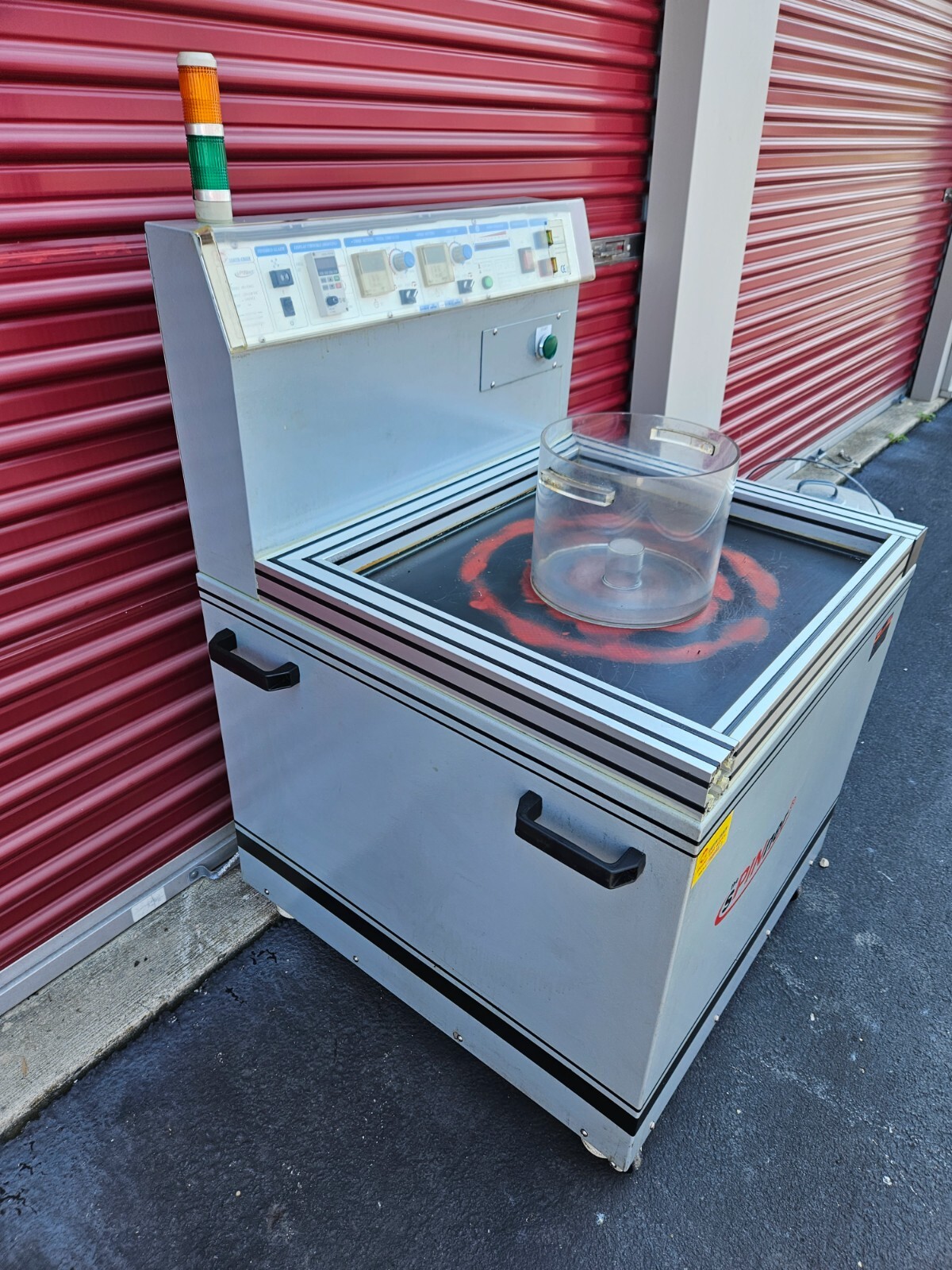 Earth-Chain sPINner #HD-750CL Magnetic De-Burring / Polishing Machine ...