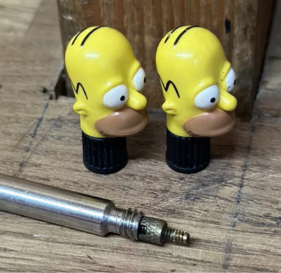The Simpsons Bike Bicycle Dust Caps (presta) Valve Cap - many ...
