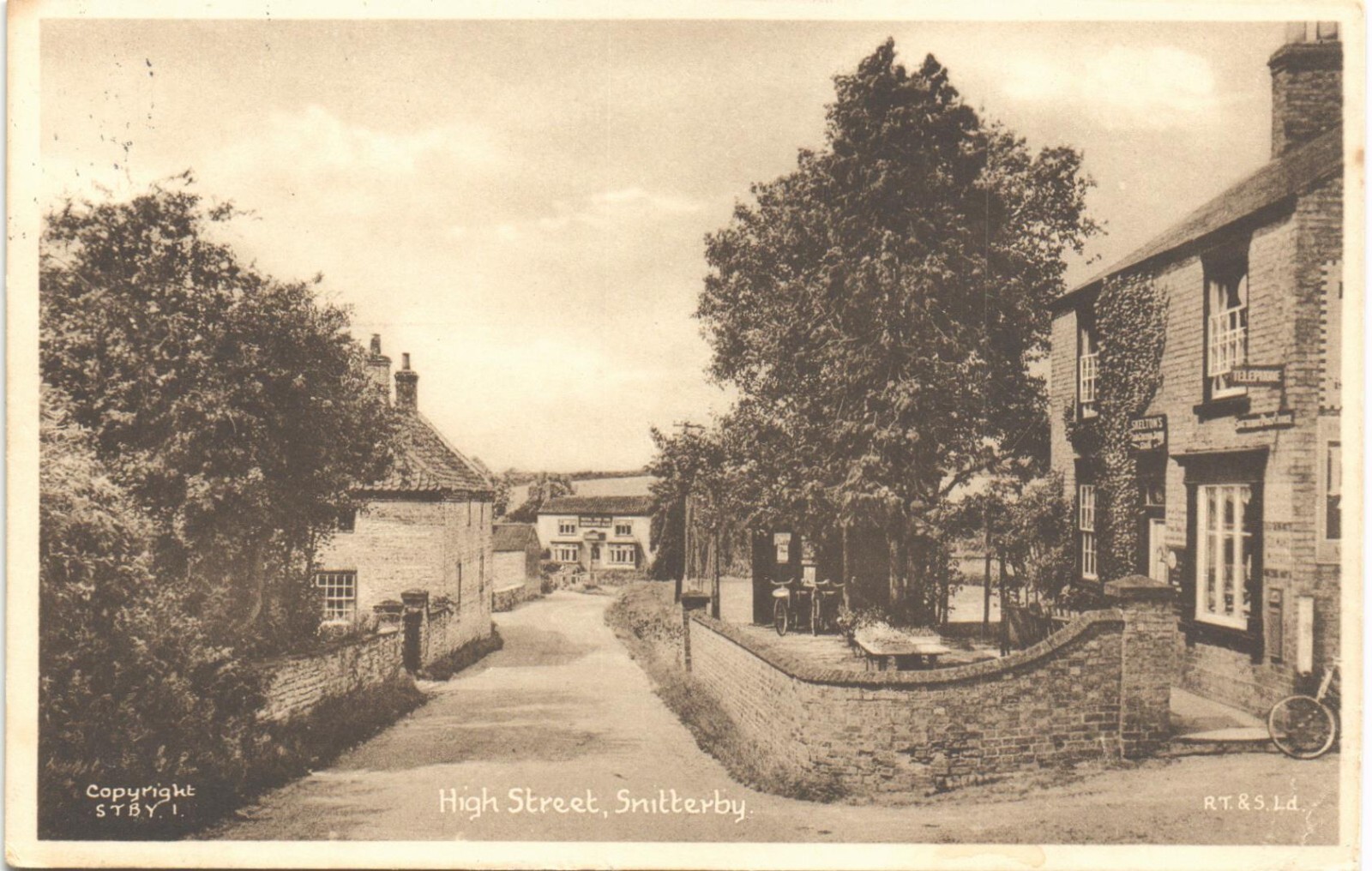 Snitterby near Kirton in Lindsey. High Street # STBY.1 by Tuck. | eBay UK