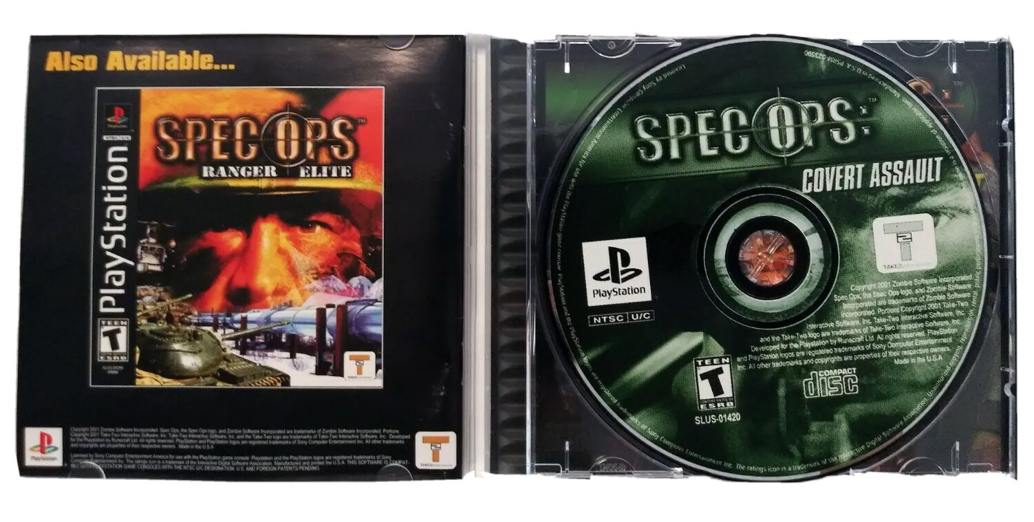 PlayStation Spec OPS: Cover Assault Manual Included | eBay