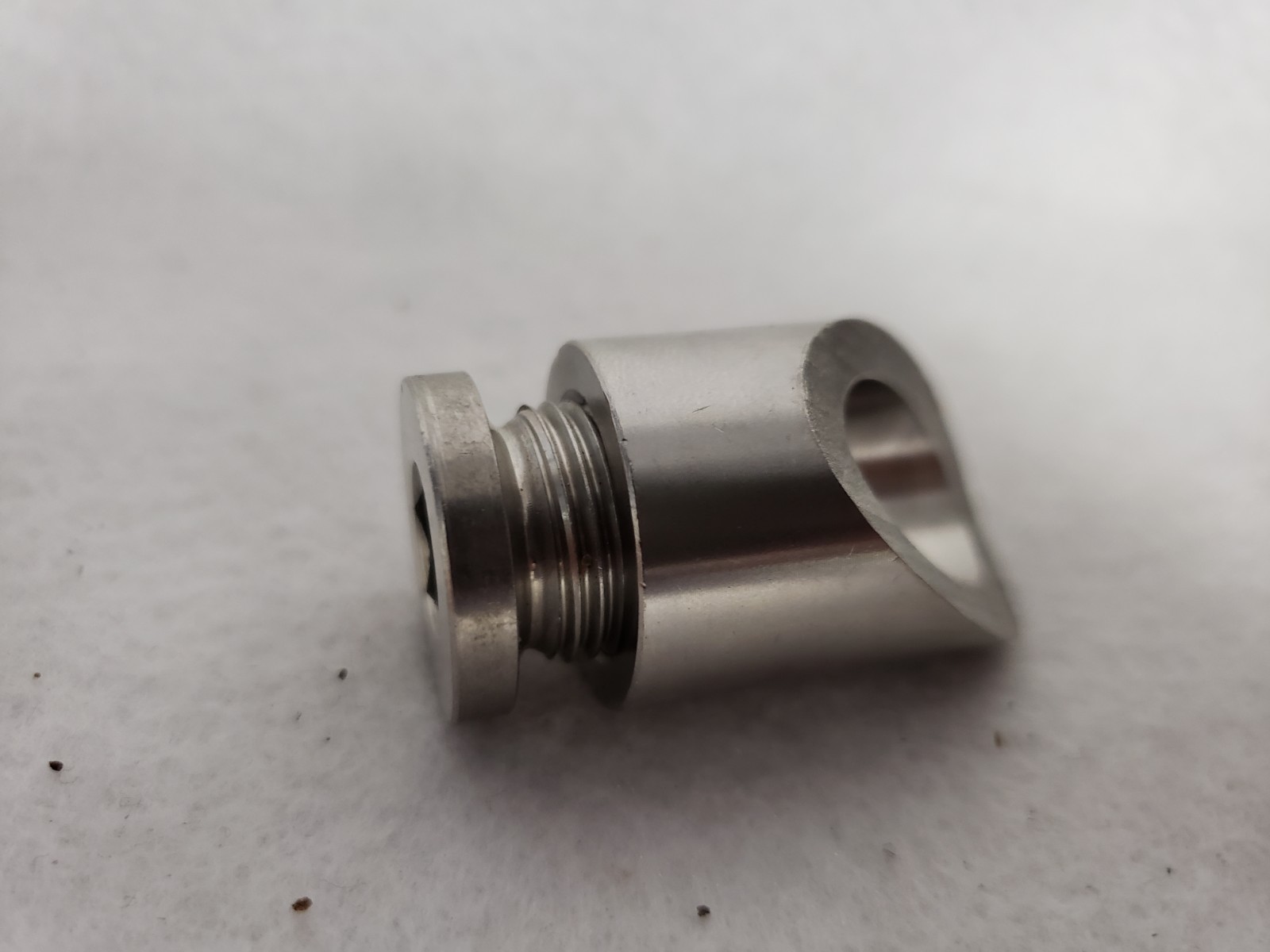 45° STAINLESS STEEL O2 Oxygen Sensor PLUG and BUNG KIT M18x1.5MM HEX ...