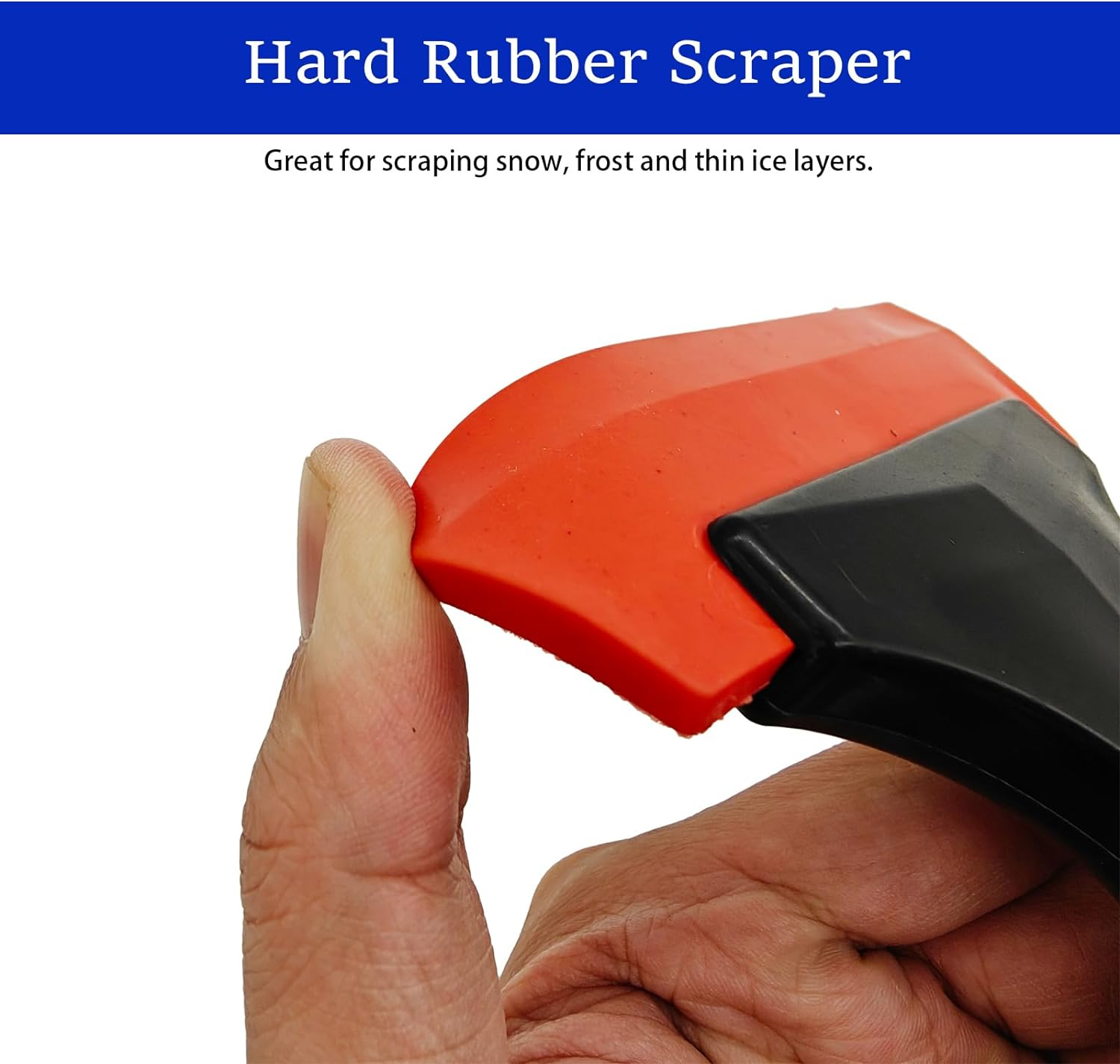 Ice Scraper for Cars, Windscreen Snow Scraper, Adjustable Length (42 ...