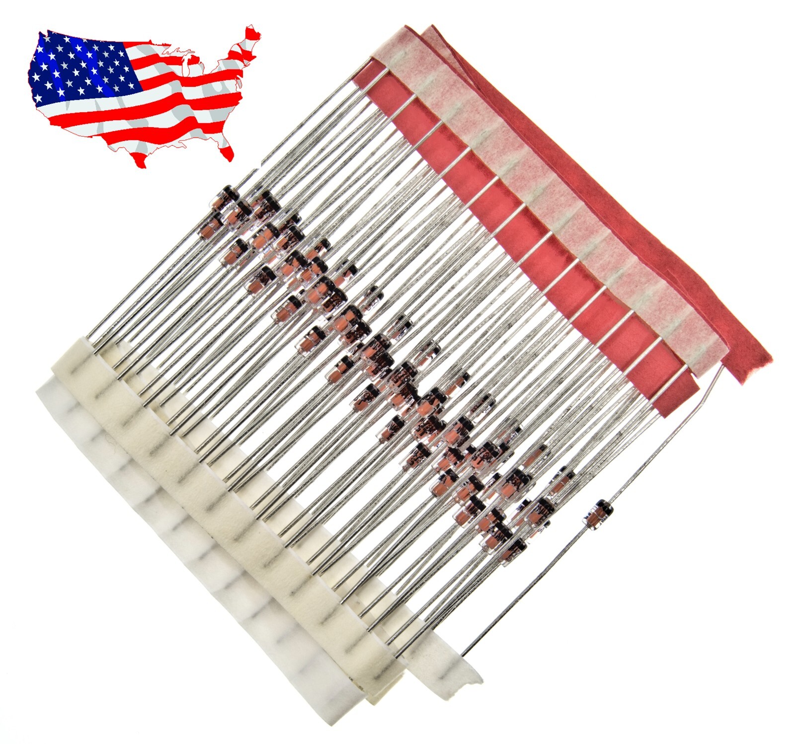 " 1W 1N47xxA 1N4727A - 1N4761A (3.0v - 75v) Zener Diode DO-41 (5,10 pcs ...